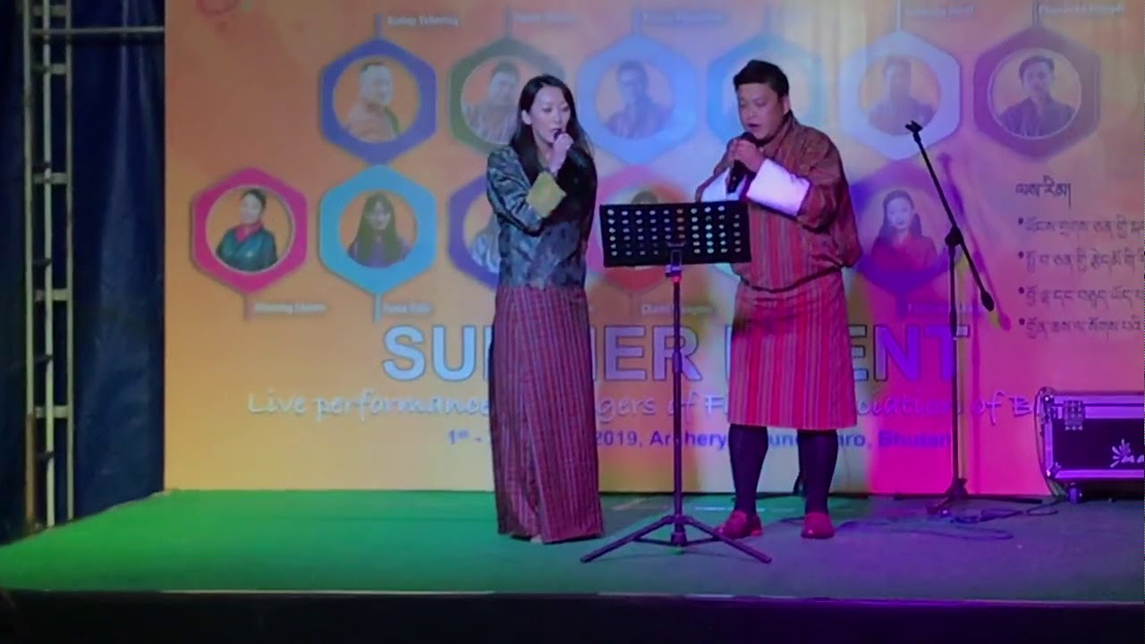 Ugyen Pandey & Pema Deki @ Paro Summer Event - YouTube