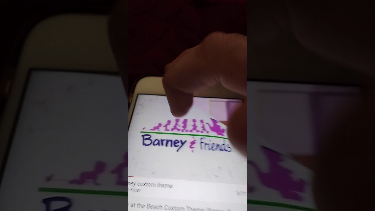 Barney a day at the beach theme song version - YouTube