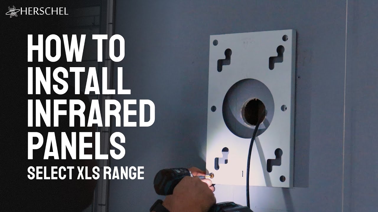 HOW TO: Install Herschel Select XLS Infrared Heating Panels - YouTube
