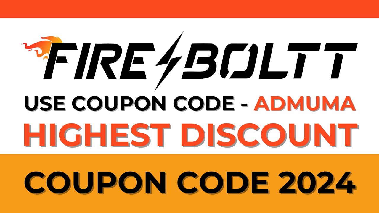 Fire Boltt Coupon Code💥Fire Boltt Discount Code💥Fire Boltt Promo Code ...