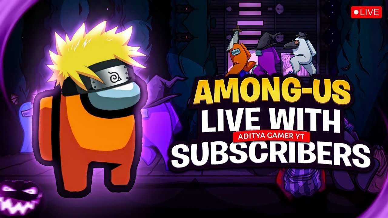 🧿 ️ AMONG-US LIVE WITH SUBSCRIBERS 🧿 ️| (AMONG US LIVE STREAM) DAY-3 ...