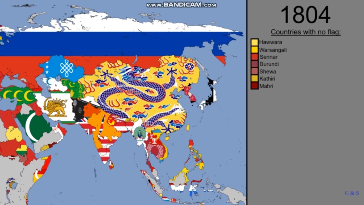Timeline of Asia ( 1440 - 2019 ) Thien Ho - YouTube