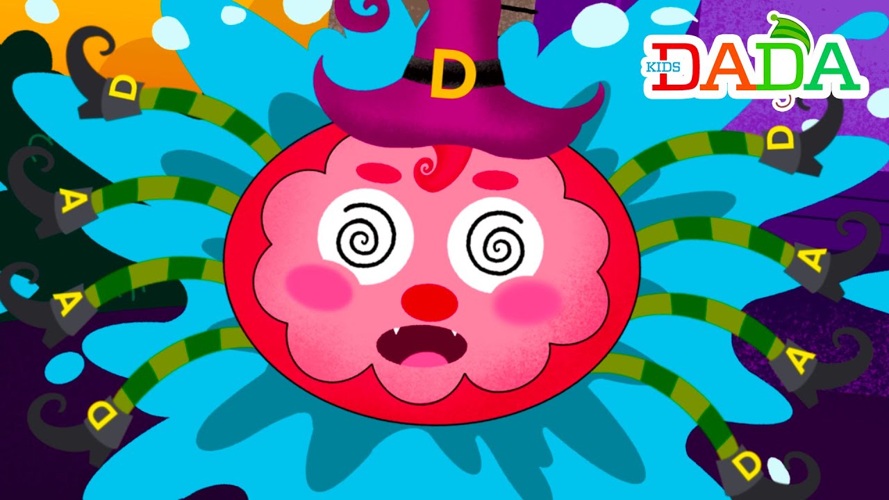 Incy Wincy Spider Halloween Nursery Rhymes & Kids Songs - Dada Kids ...