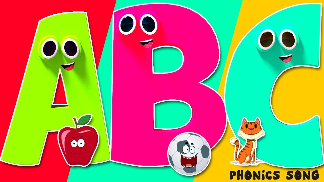 Phonics Song with learn meaning A For Apple ABC Alphabet Songs with ...