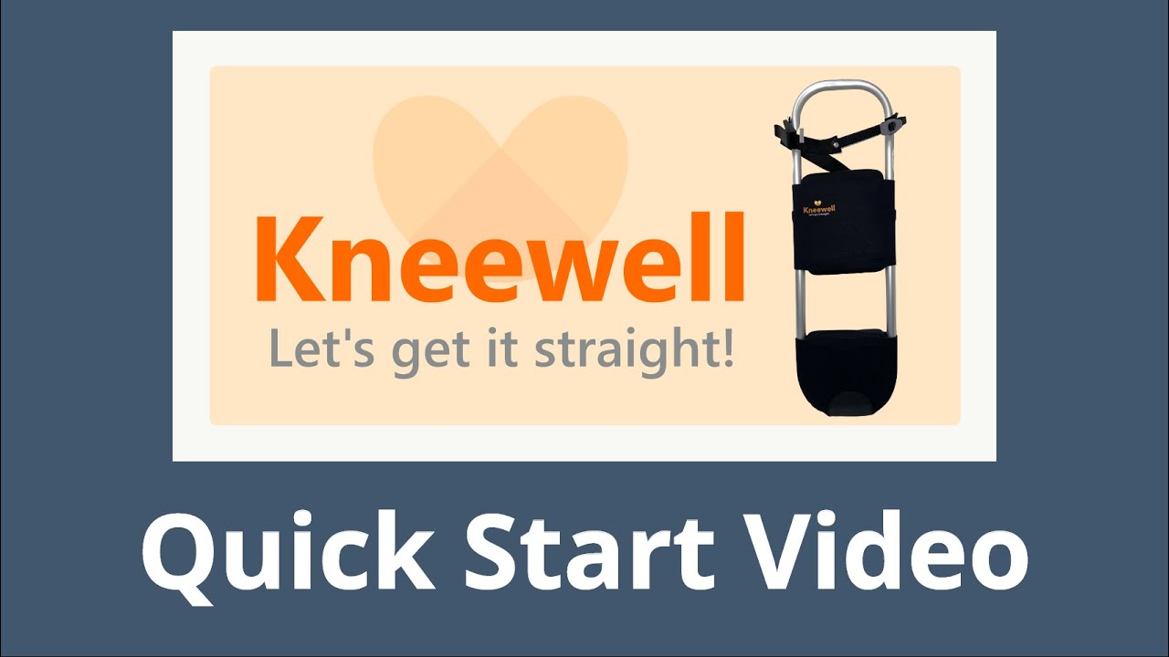 Kneewell Quick Start - YouTube