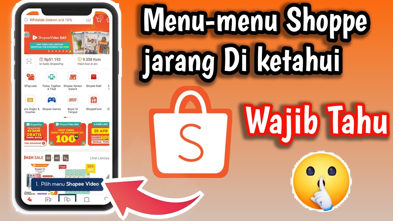 Menu-menu shopee yang jarang di ketahui kebanyakan pengguna Shoppe ...