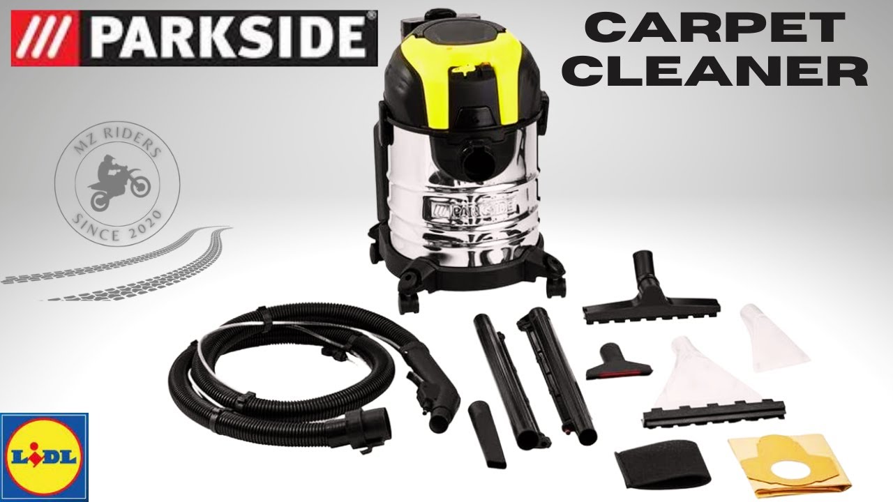 Unwrapping Parkside Carpet cleaner - YouTube