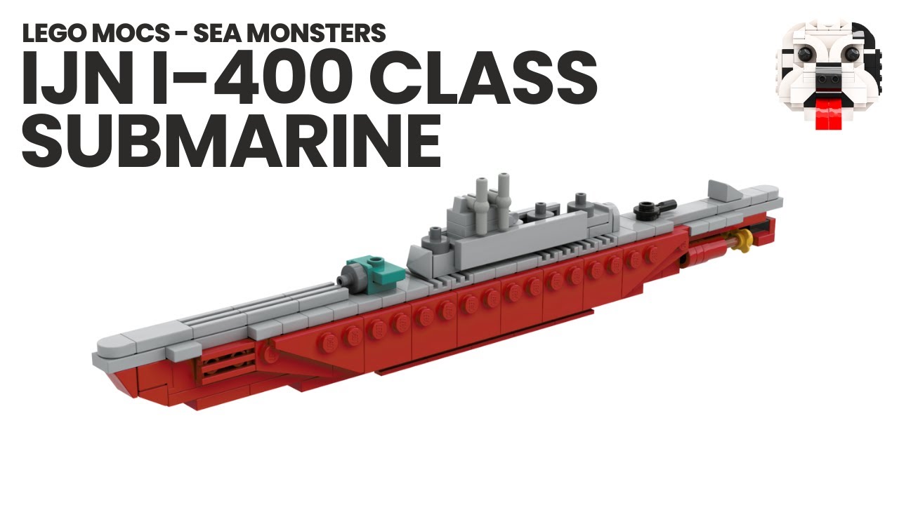 LEGO IJN I-400 Submarine MOC - YouTube