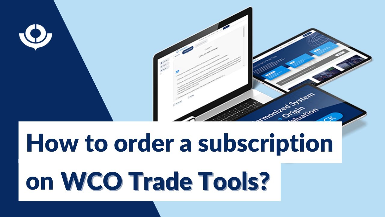 WCO Trade Tools | Purchase your subscription on WCO Trade Tools - YouTube