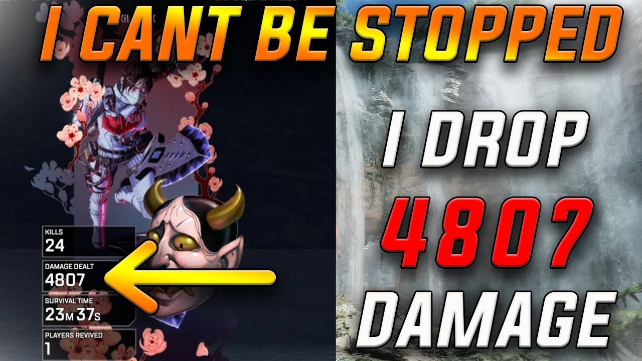 Apex Legends 4807 Damage Game|Most Intense Ending Ever in Apex History ...