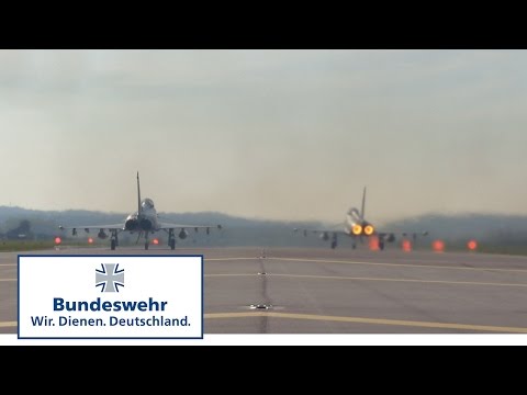 Die Alarmrotte beim Taktischen Luftwaffengeschwader 74 der Bundeswehr