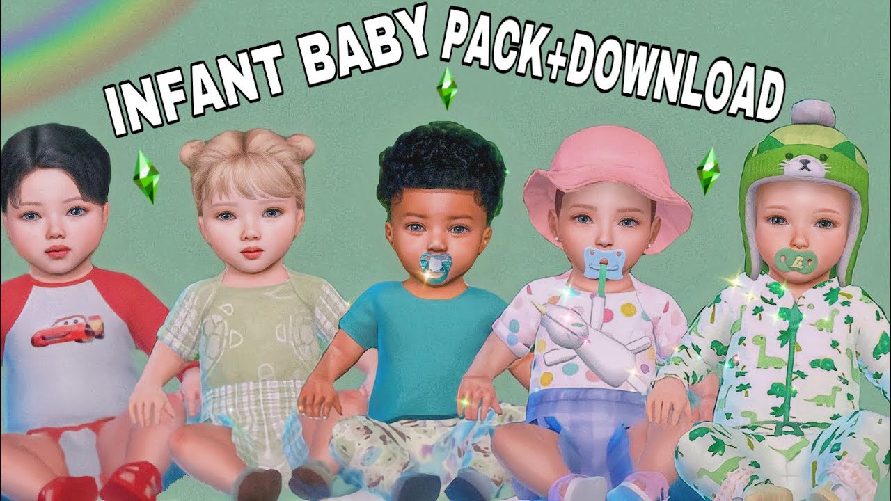6 SIMS INFANT BABY COMPLETOS +DOWNLOAD / The Sims 4 - Create a Sim # ...