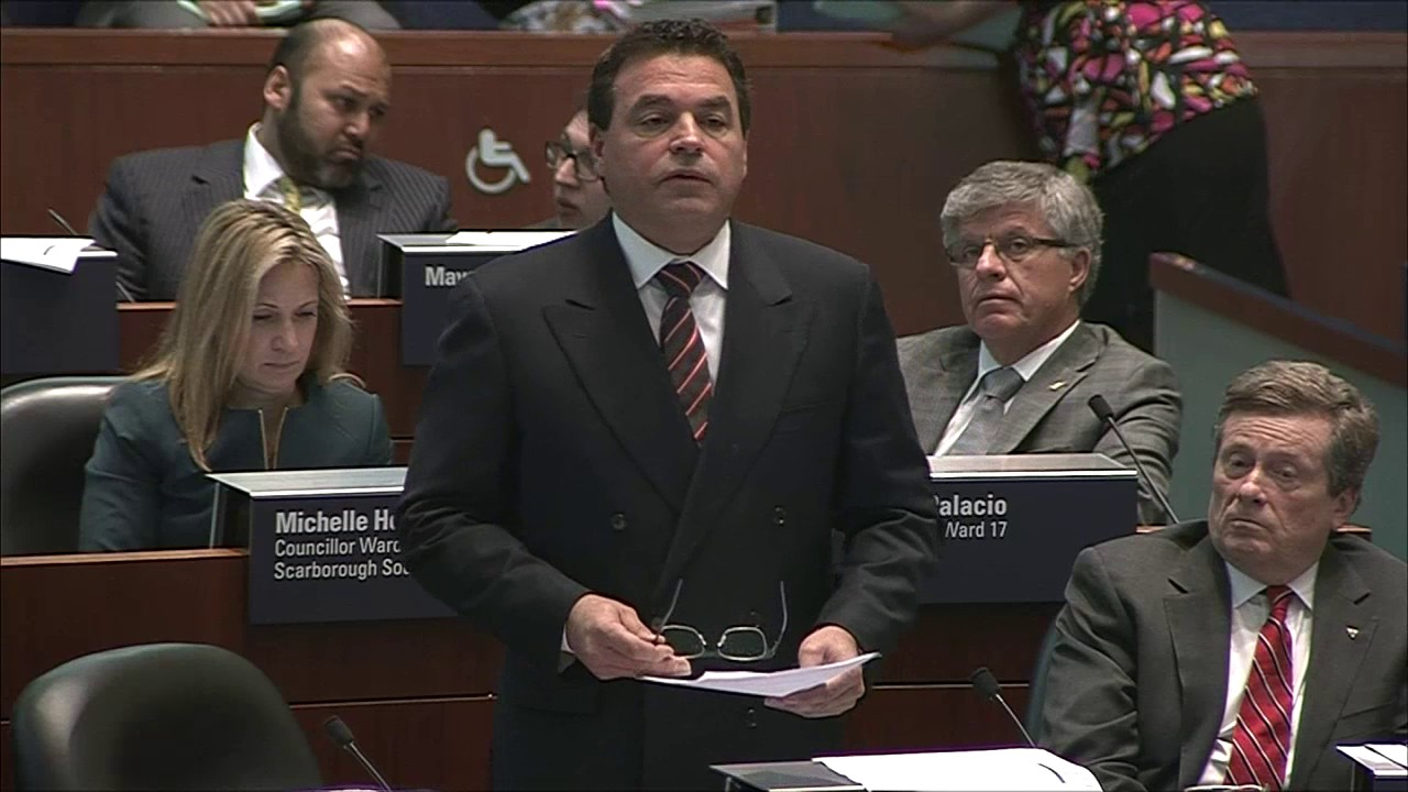 Video: Councillors pay tribute to Rob Ford at City Hall - YouTube