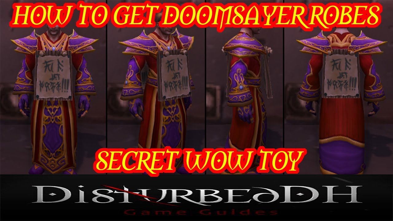 Doomsayer Robes - How to get This Secret WoW Toy! - YouTube
