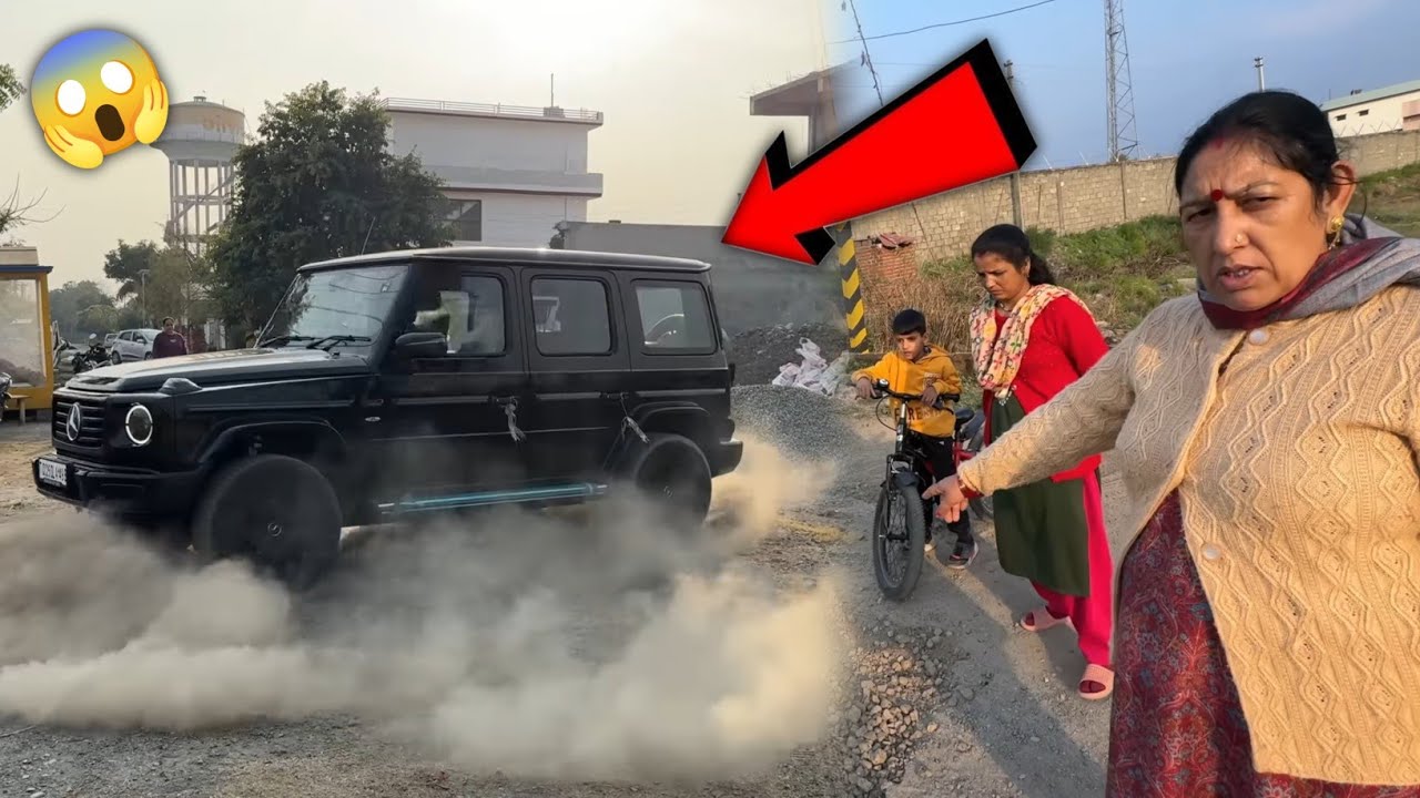 G wagon turns 360 degree! G-turn 🤩| With for Mummy Ji 😱 | Sourav Joshi ...