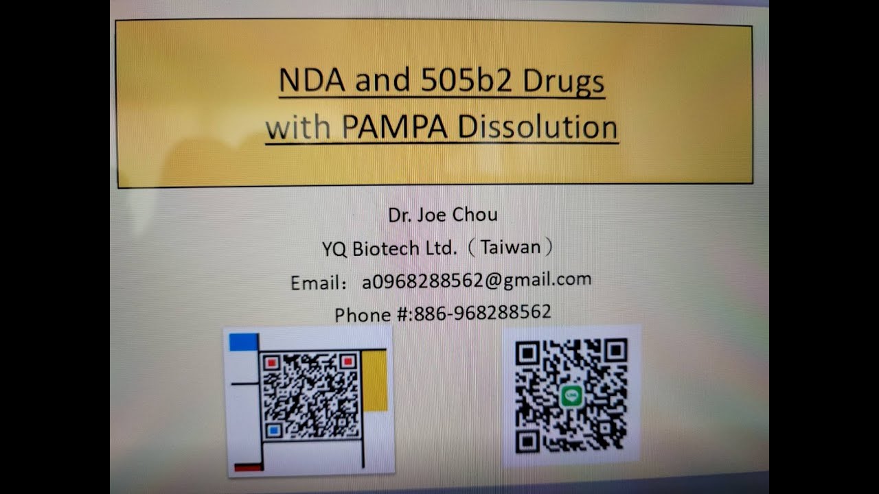 NDA and 505b2 Drugs with PAMPA Dissolution - YouTube