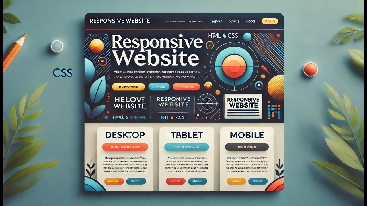 "Modern Responsive Website using HTML, CSS and Bootstrap" - YouTube