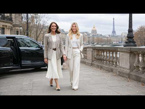Ivanka Trump & Kate Middleton rock similar elegant styles. Both are Stunning!