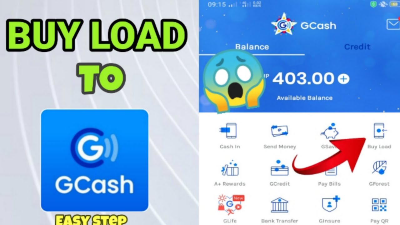 How to buy load in gcash | EASY STEPS - YouTube