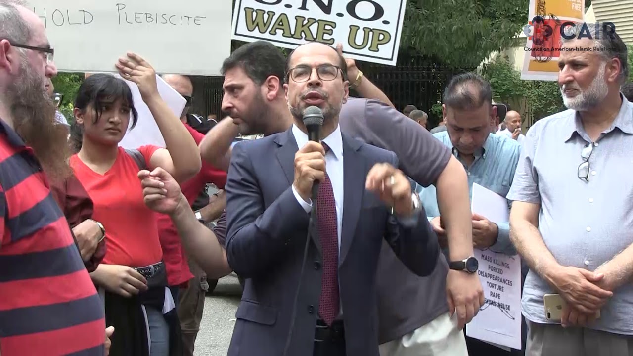Video: CAIR Director Nihad Awad Speaks at Rally for Kashmir Outside ...