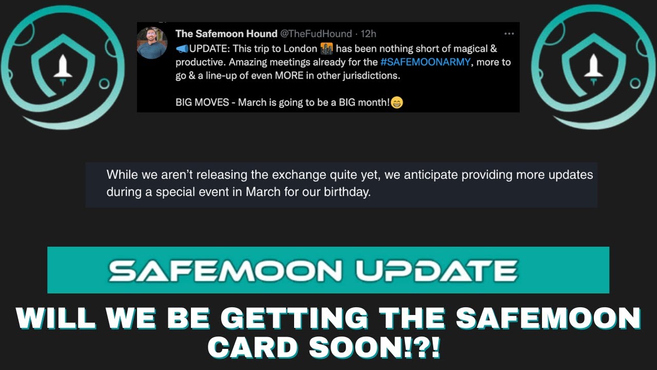 COULD WE BE GETTING THE SAFEMOON CARD FOR SAFEMOON'S BIRTHDAY!?! - YouTube