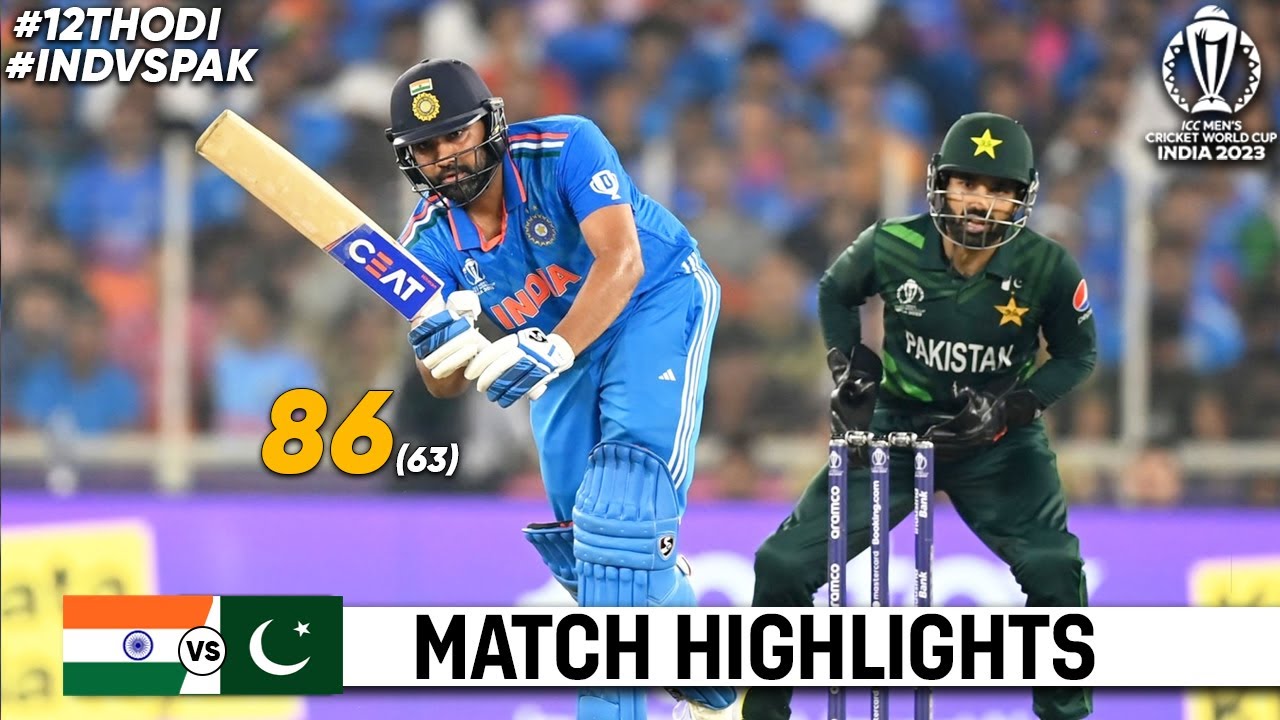 India vs Pakistan World Cup 2023 12th Match Highlights 2023 | IND vs ...