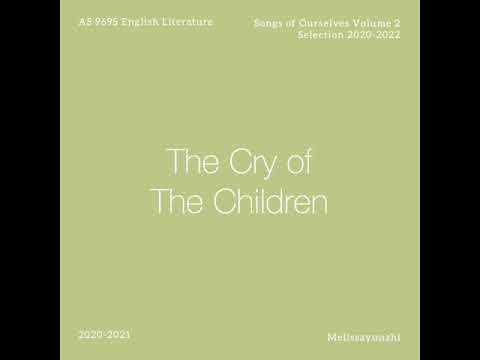 The cry of the children - Elizabeth Barrett Browning \\ CIE Literature ...