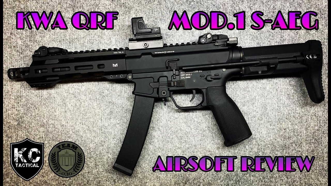 [REVIEW] KWA QRF MOD.1 S-AEG PDW Airsoft Test Deutsch, KWA Airsoft SMG ...