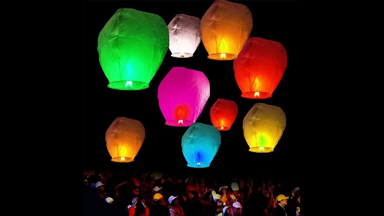 toptan dilek feneri dilek balonu uçan balon www.partitoys.com - YouTube