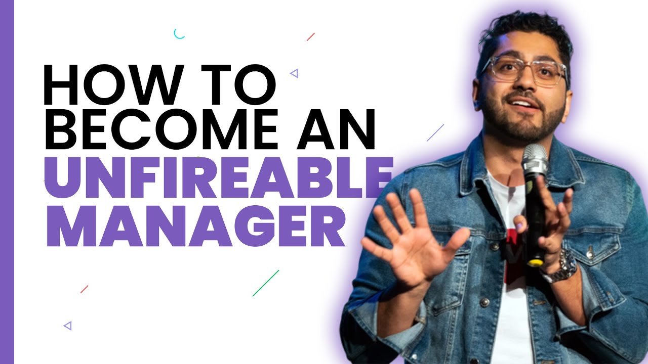 How to Become an Unfireable Manager 🚀 - YouTube