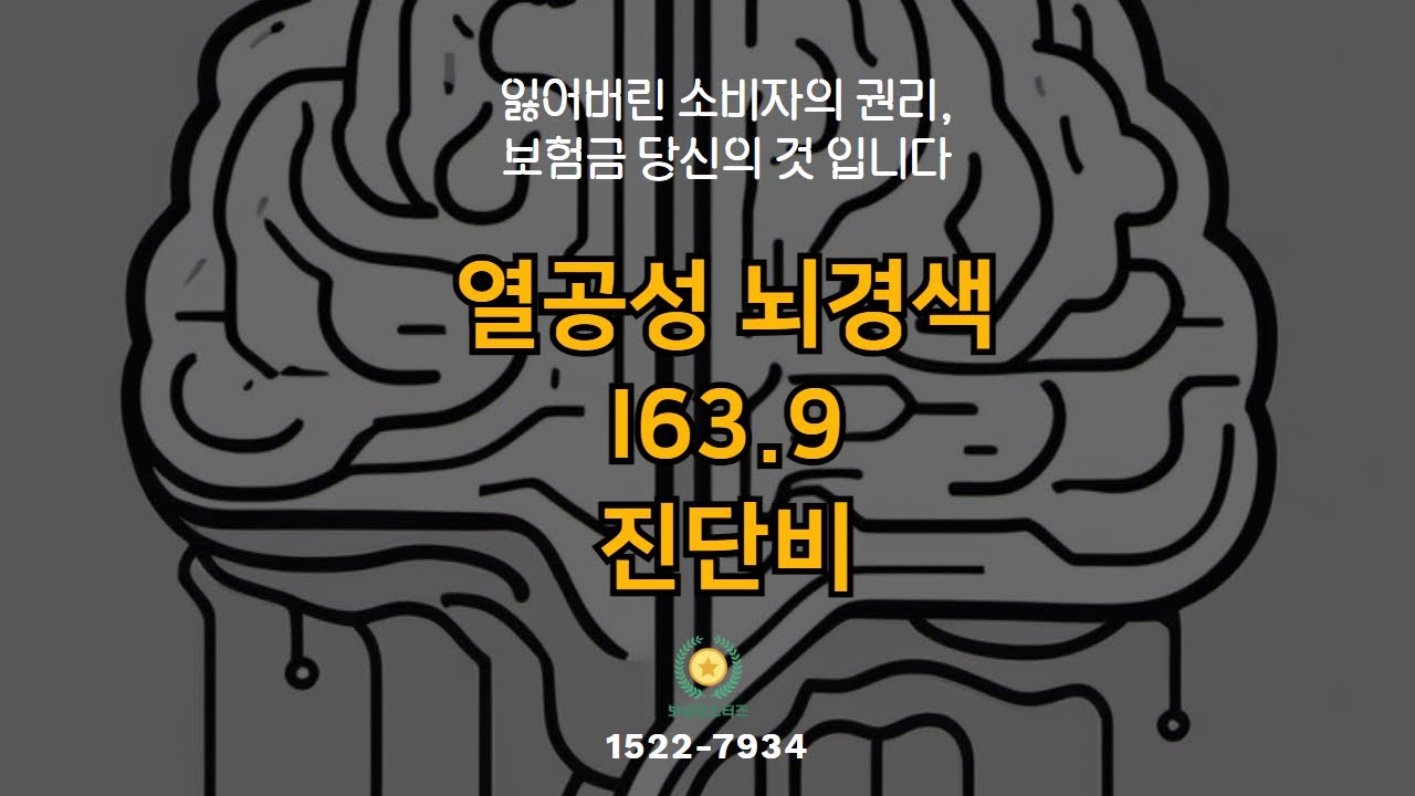 열공성 뇌경색 I63.9 진단비 분쟁 알고 대응하자｜무료상담｜1522-7934 - YouTube