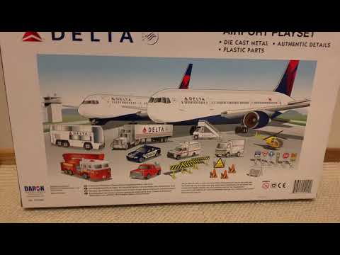 Delta Airlines B757 & B777 *MASSIVE* Airport Play-set Unboxing! 25 ...