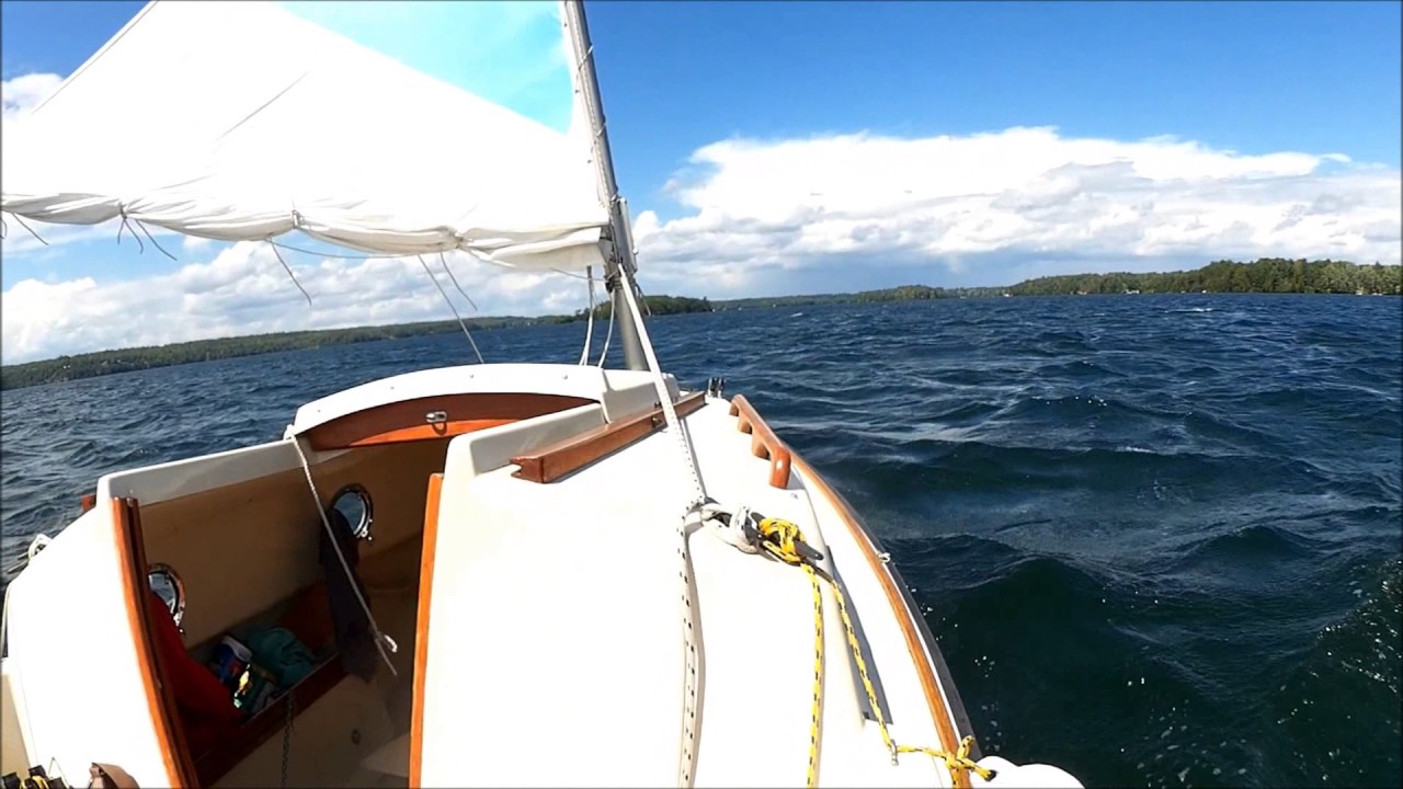 Crusing in a Small Sailboat- Sleighride to the Narrows Lock video - YouTube