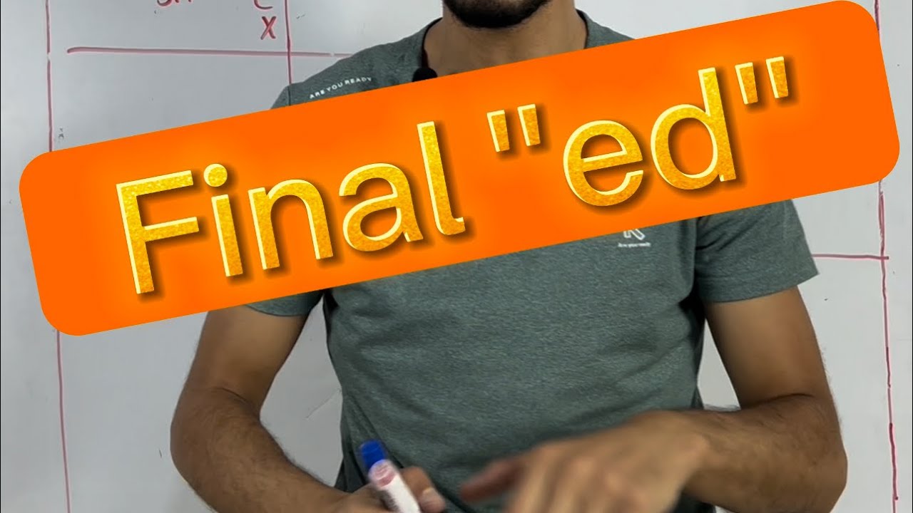 final "ed" #bac2024 #english #bacdz - YouTube