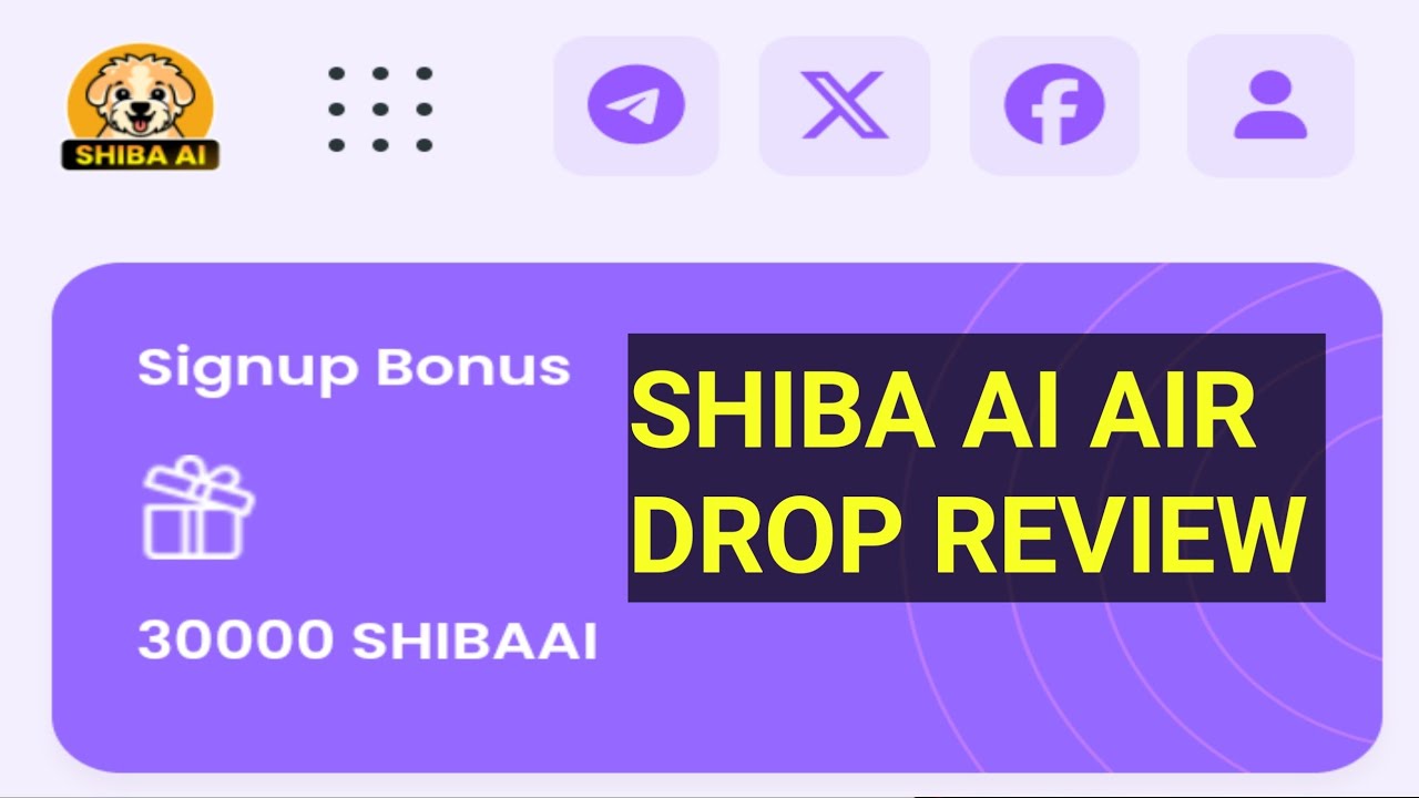 SHIBA AI AIR DROP | How to get Shiba Ai Air drop in trust wallet | Free ...