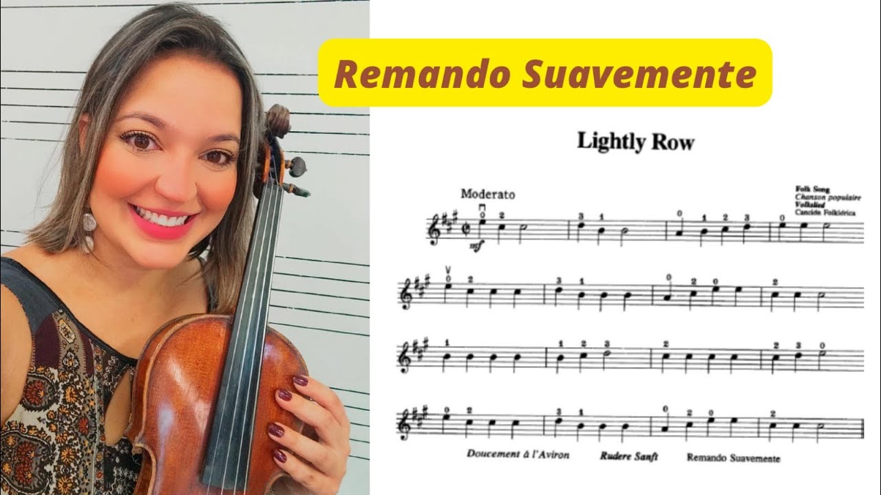 Remando Suavemente - Método Suzuki - Aula 4 - YouTube