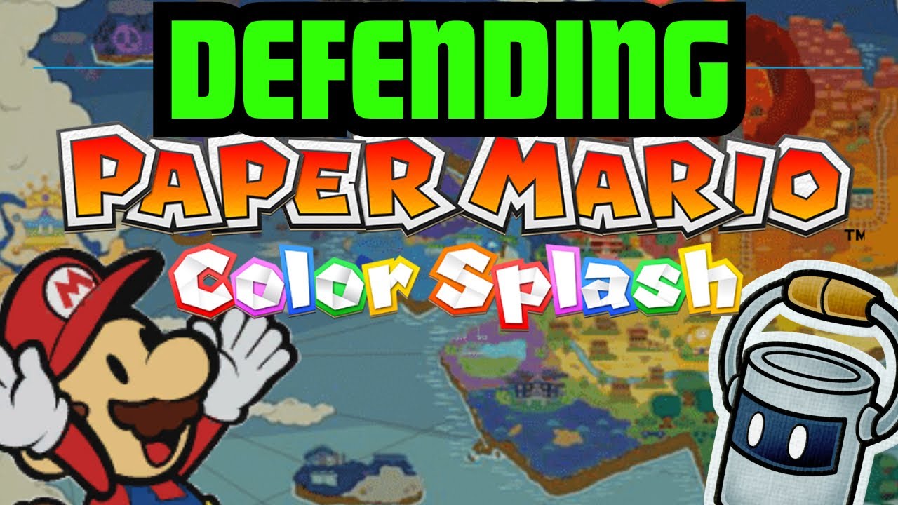 Defending Paper Mario Color Splash - YouTube