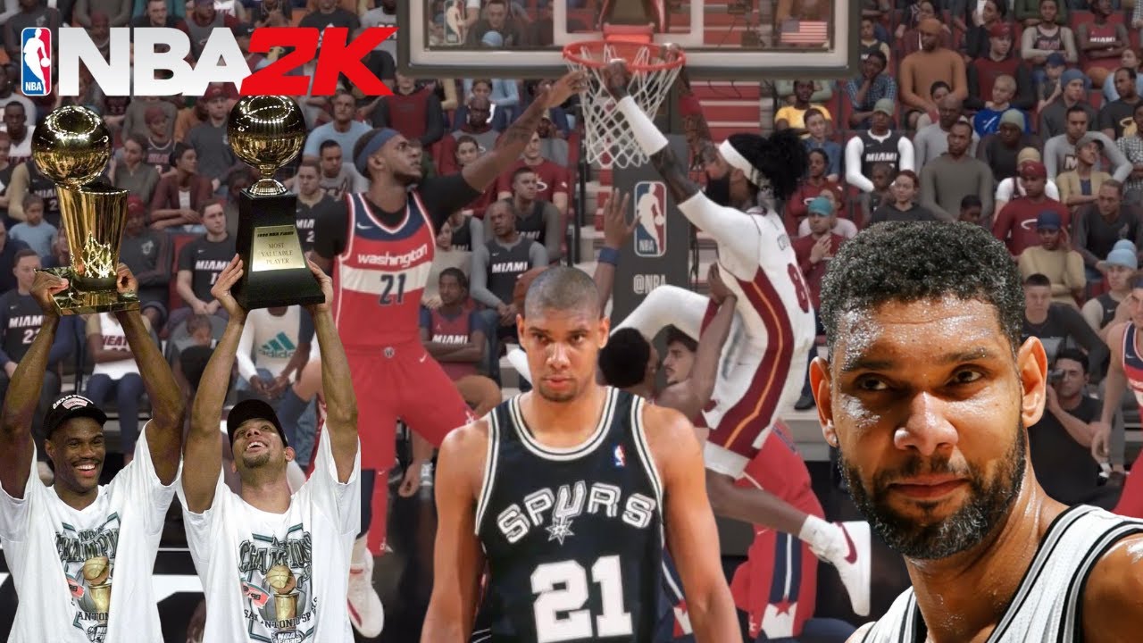 NBA 2K24 My Career Power Forward | Tim Duncan 2.0 - YouTube