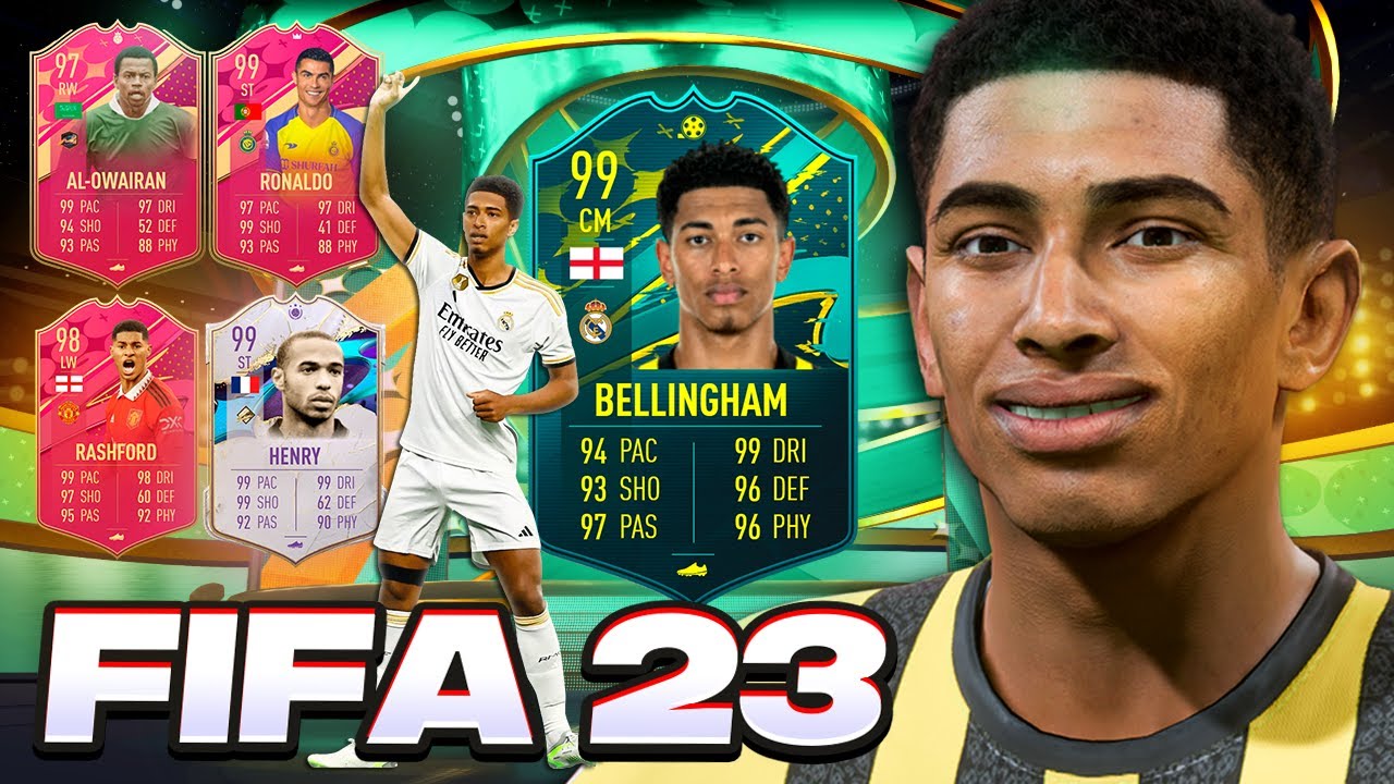JUDE BELLINGHAM 99 5 ⭐ DE DRIBLE 5 ⭐ DE PERNA RUIM!! EU QUERIA UM MC E ...
