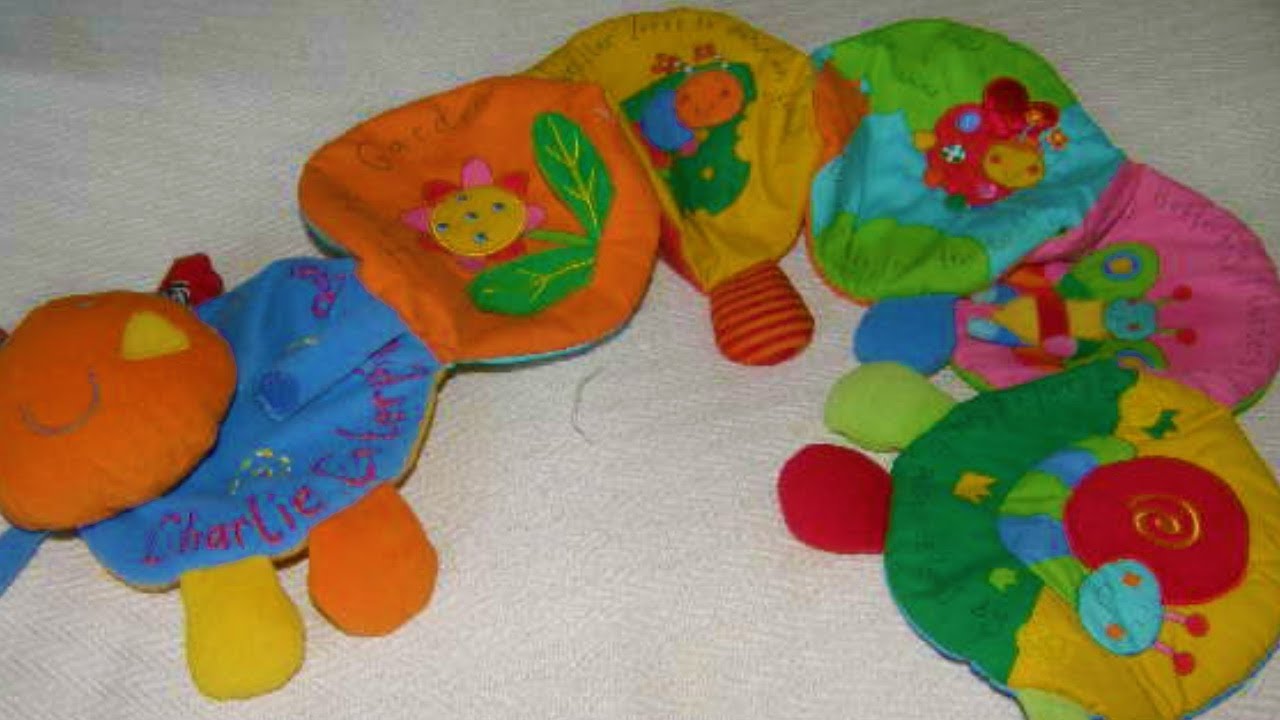 Charlie caterpillar baby soft activity book - YouTube