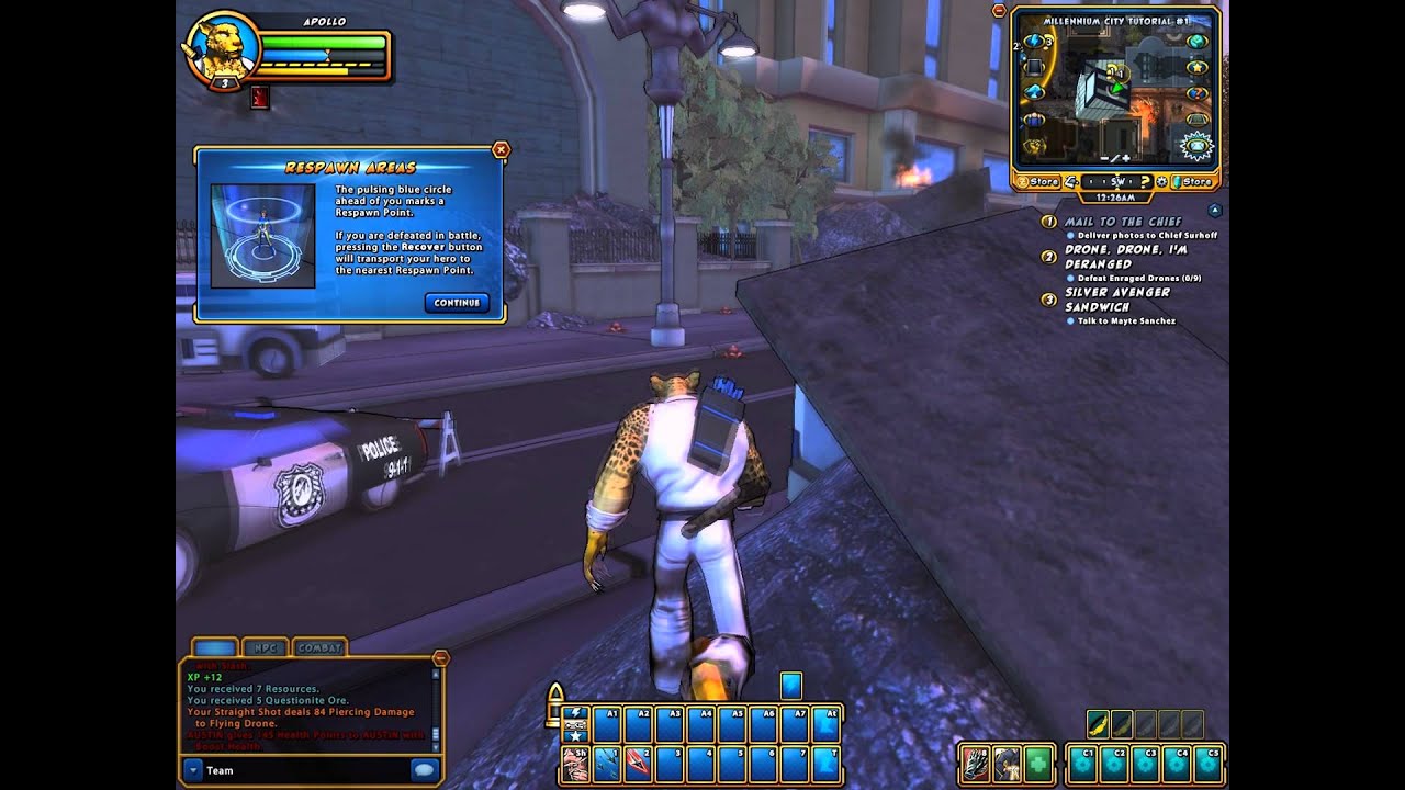 Champions Online : cheetahmen (Apollo) - YouTube