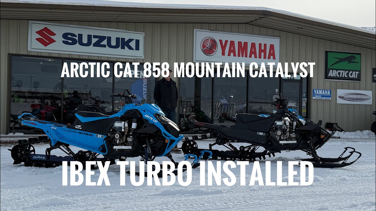 TURBO CHARGED ARCTIC CAT 858 CATALYST, WITH IBEX TURBO KIT, MOUNTAIN ...