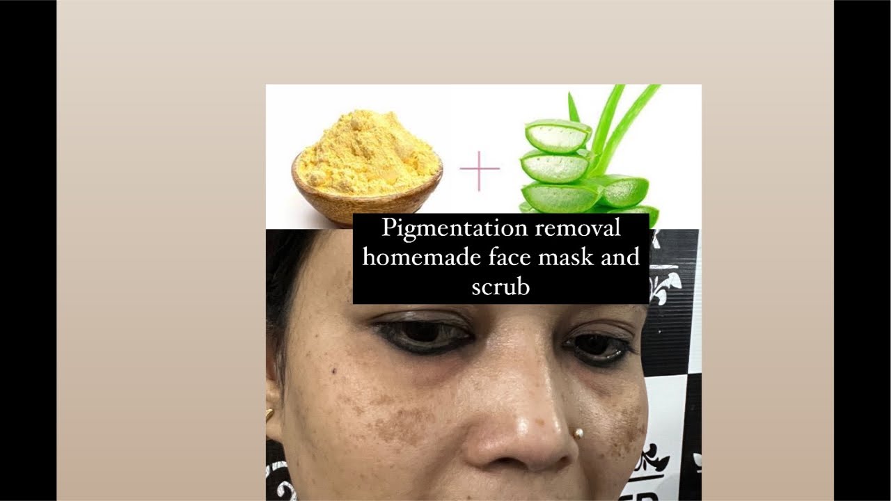 Pigmentation removal homemade face mask and scrub || - YouTube