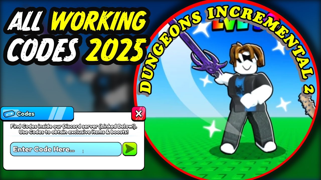 Dungeons Incremental 2 Codes August 2025 ⚠️New⚠️ ALL WORKING Roblox Dungeons Incremental 2 Code ...