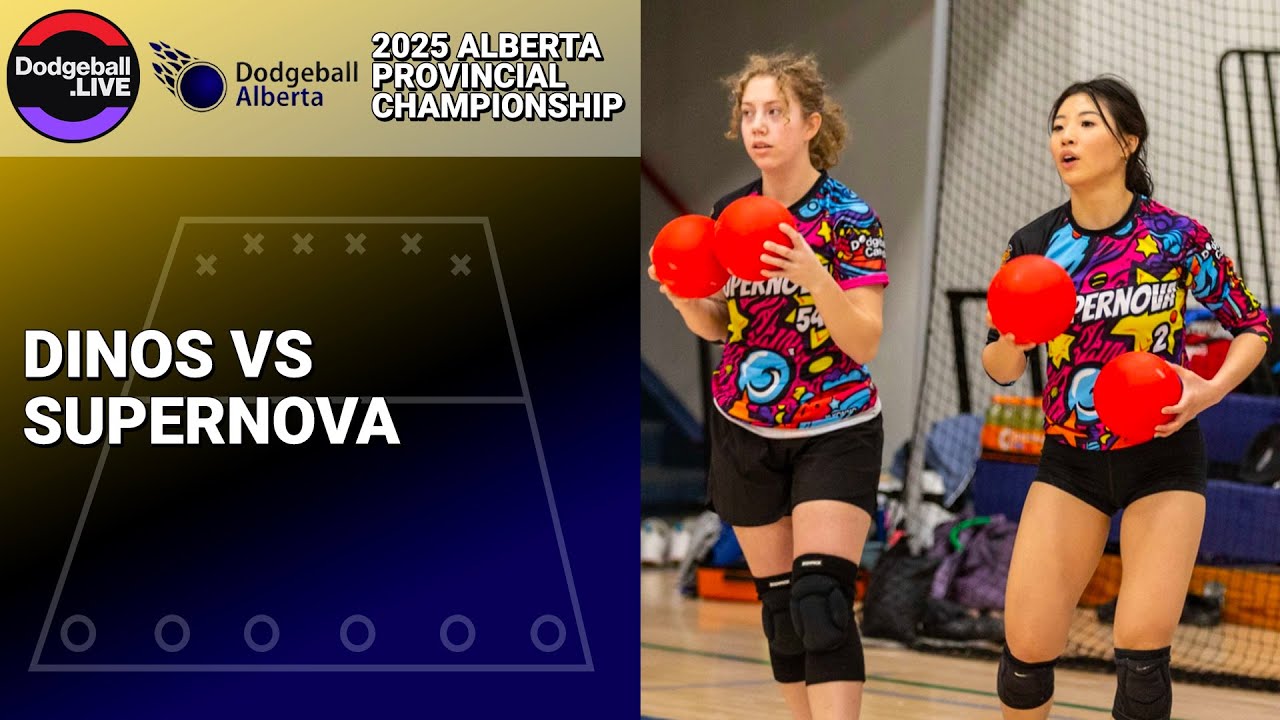 Dinos vs Supernova / 2025 Alberta Dodgeball Championship - YouTube