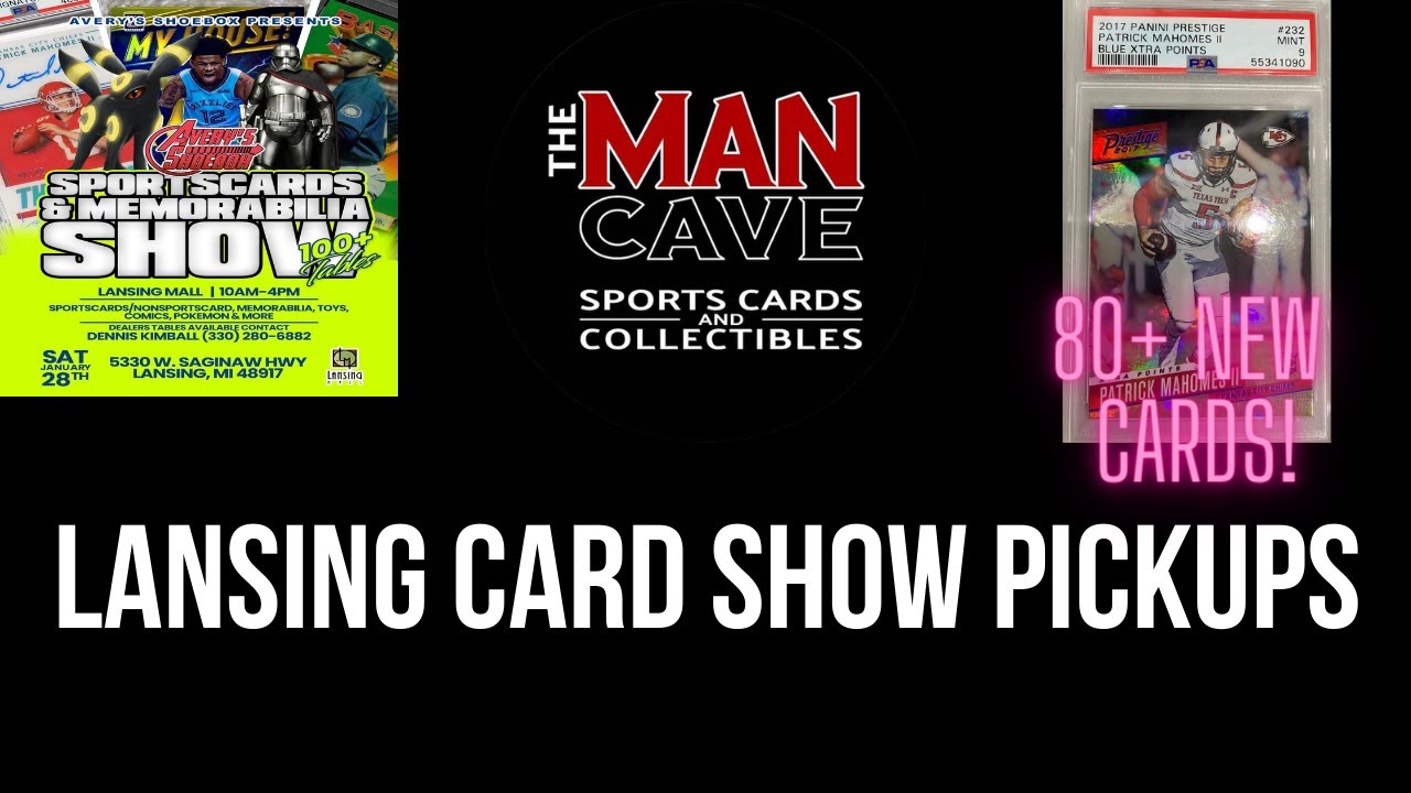 Lansing Card Show Pickups! Over 80 New Cards! - YouTube