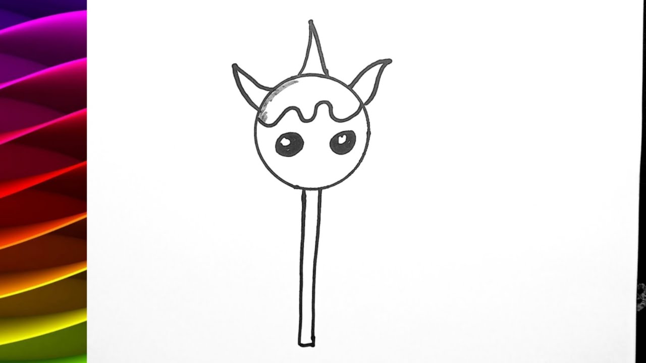 Hey kids | let's draw a cute lolly pop | simpleeasy step.for beigner ...