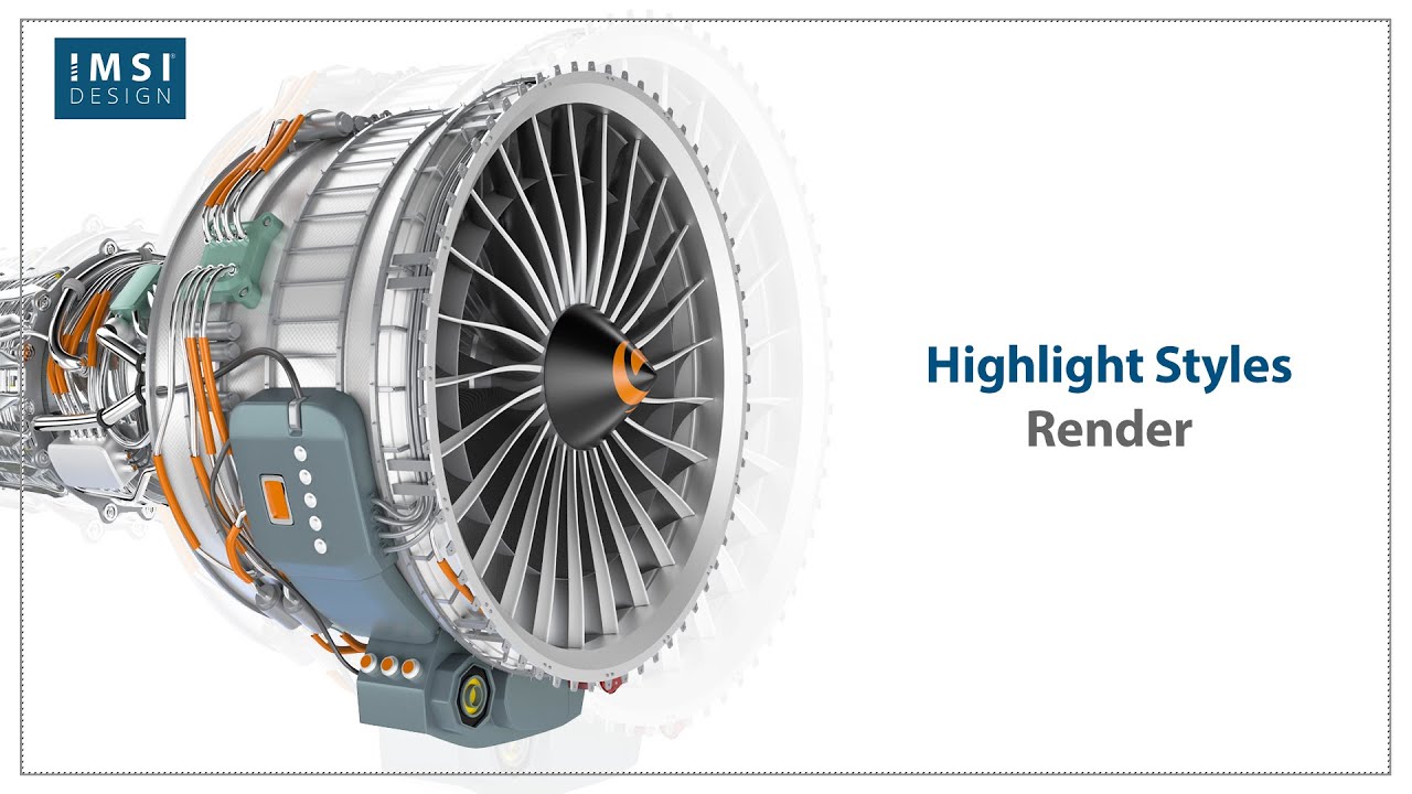 What's New in TurboCAD® 2024 - Highlight Styles Render - YouTube