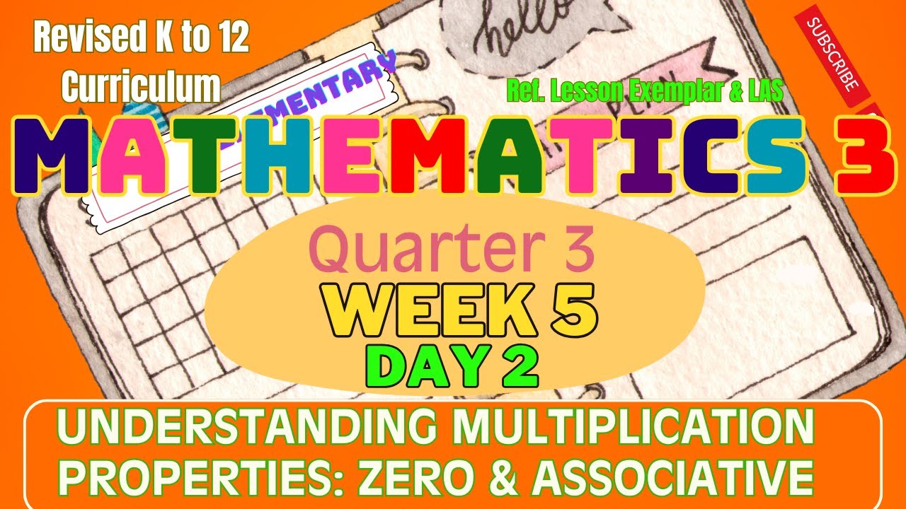 Grade 3 Math Q3 W5 D2 | Understanding Multiplication Properties: Zero ...