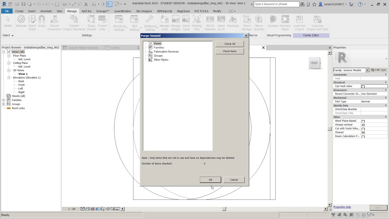 Revit 2019 Purge Unused V03 - YouTube